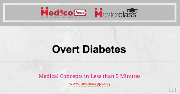 Overt Diabetes - New