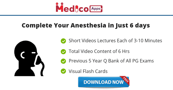 Anesthesia Mobile App for Medical Undergraduates - Medicoapps